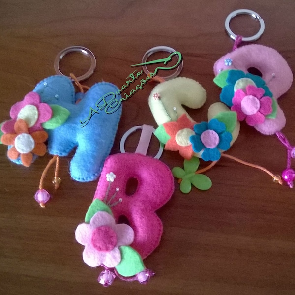 Felt Key Chain - Etsy
