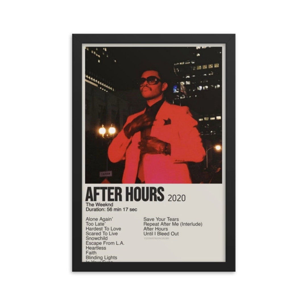 The Weeknd Poster the Weeknd Music Poster Music Digital - Etsy