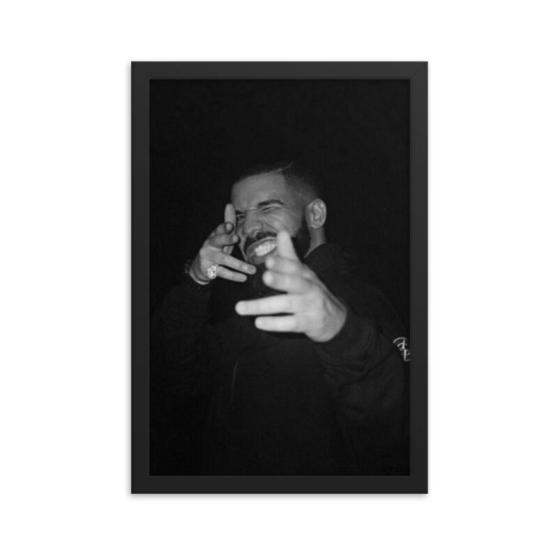 Drake Poster Drake Aesthetic Poster Rap Art Rap Poster - Etsy