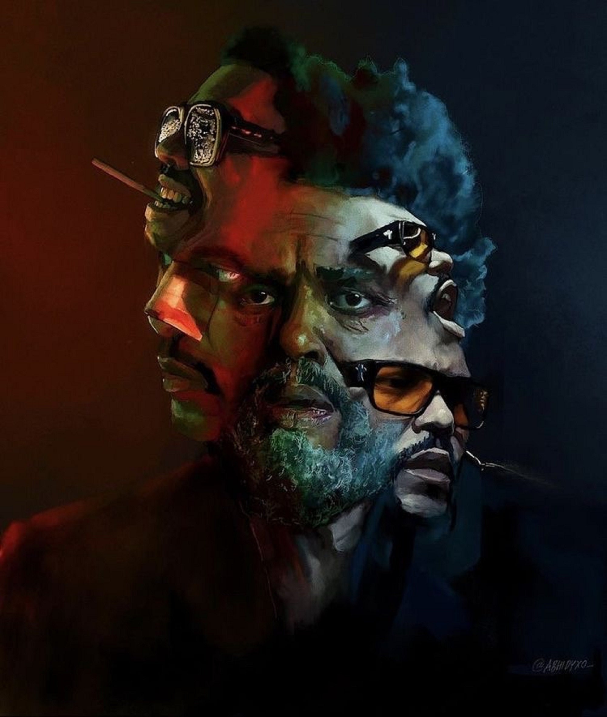 The Weeknd Poster the Weeknd Music Poster Room Decor for - Etsy