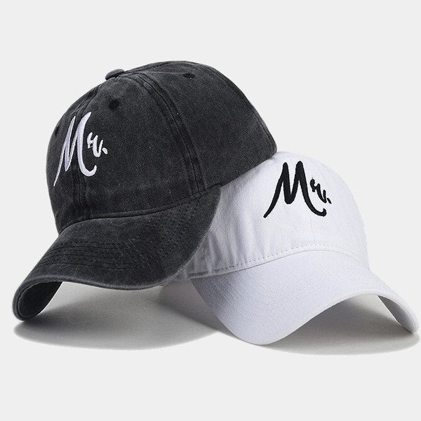 Mr and Mrs Baseball Hats - Etsy