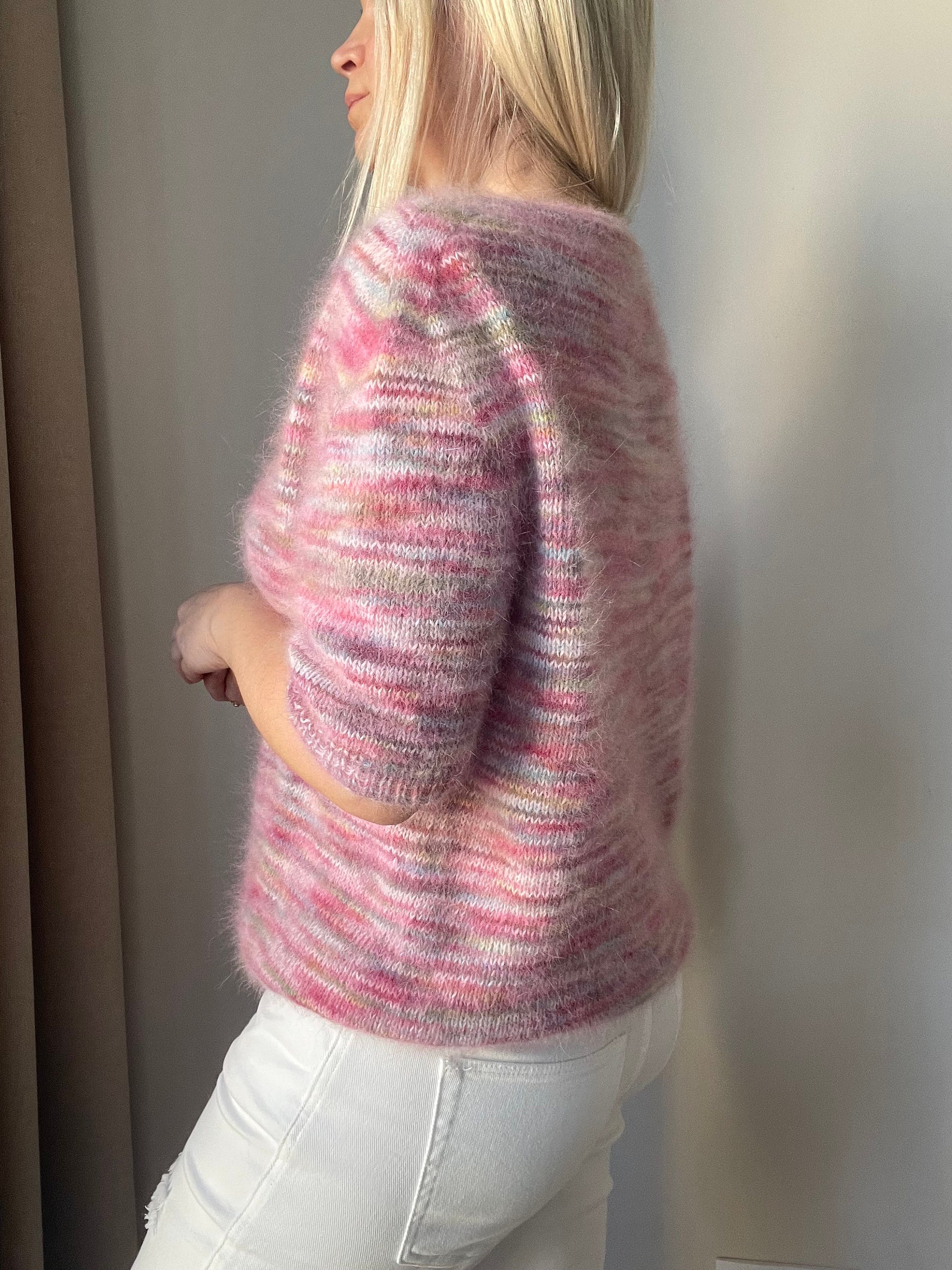 Angora Sweater Elegant Fashion Fluffy Sweater Angora Warm Pullover ...