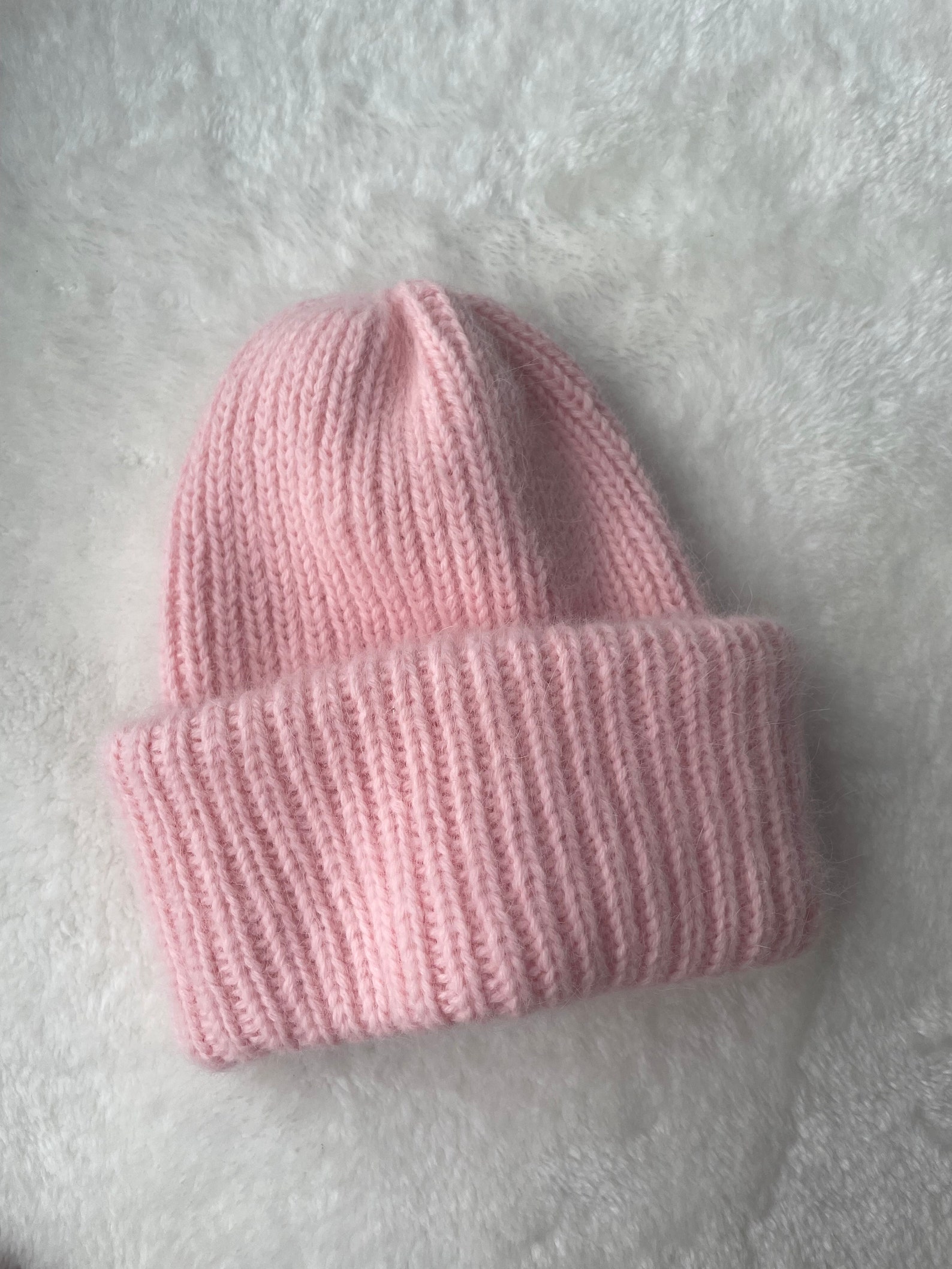 Angora Women's Hat Fluffy Bonnet Warm Beanie Damen Mütze - Etsy