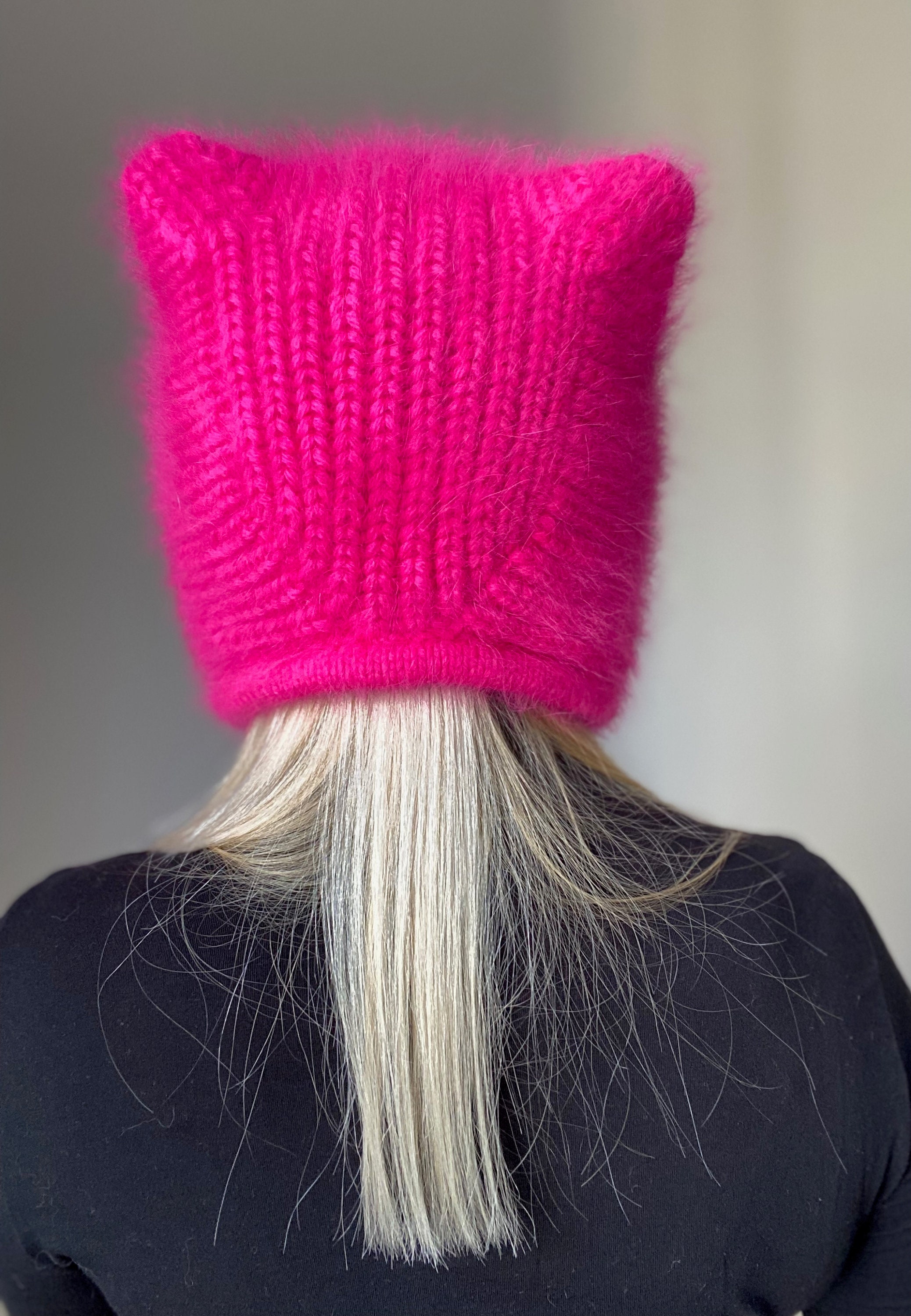 Bonnet for Women Fluffy Bonnet Fluffy Hat Mink Wool Women's Hat Beanie ...