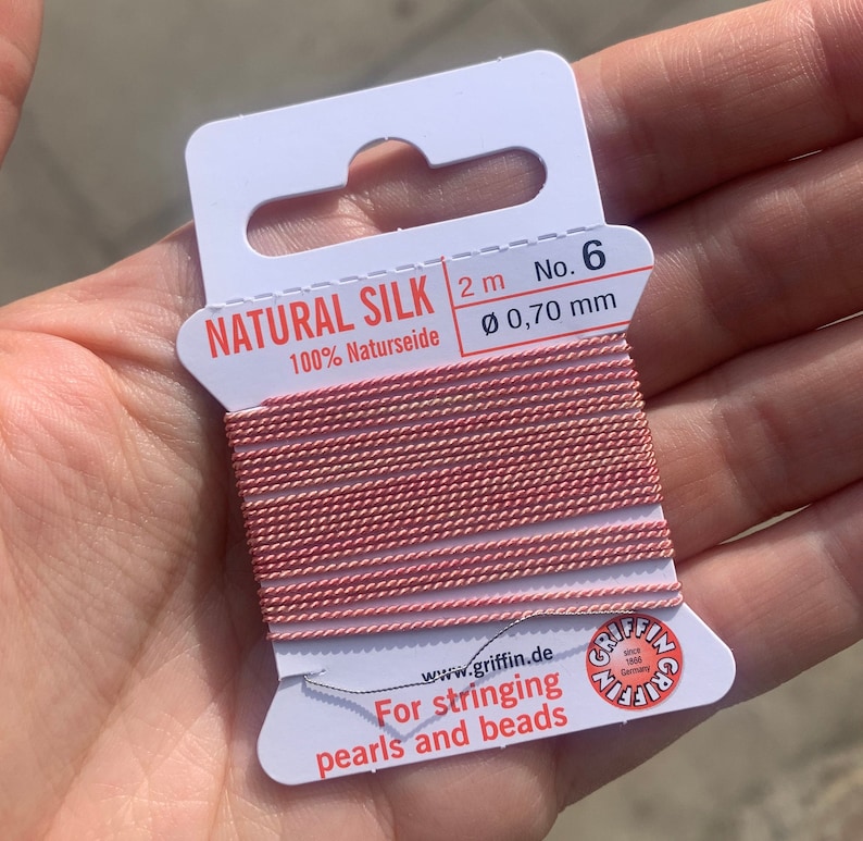 GRIFFIN Silk Cord in PEACHY CORAL, Griffin Silk, Griffin Silk Cord ...