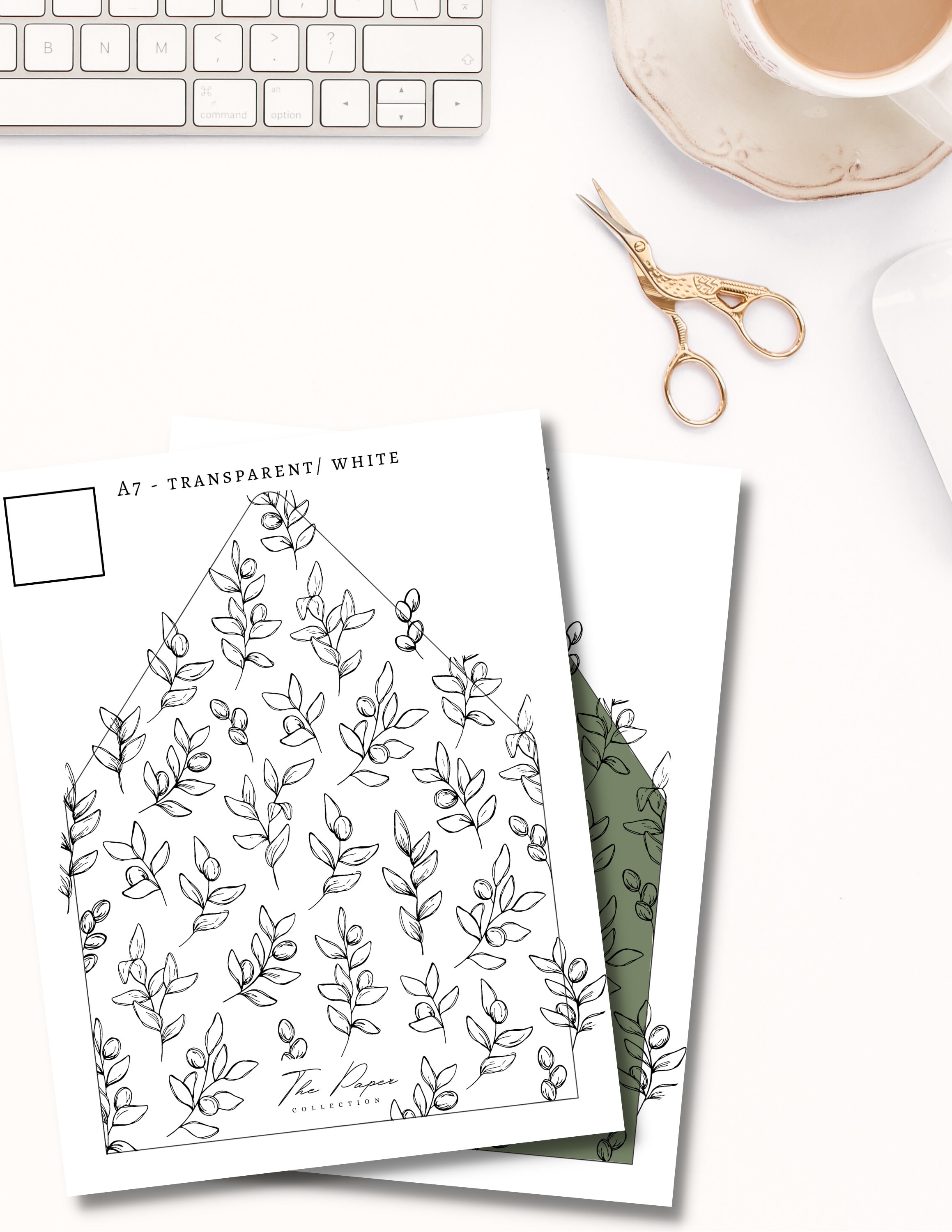 Envelope Liner Template, Printable Envelope Liner, Editable Envelope ...