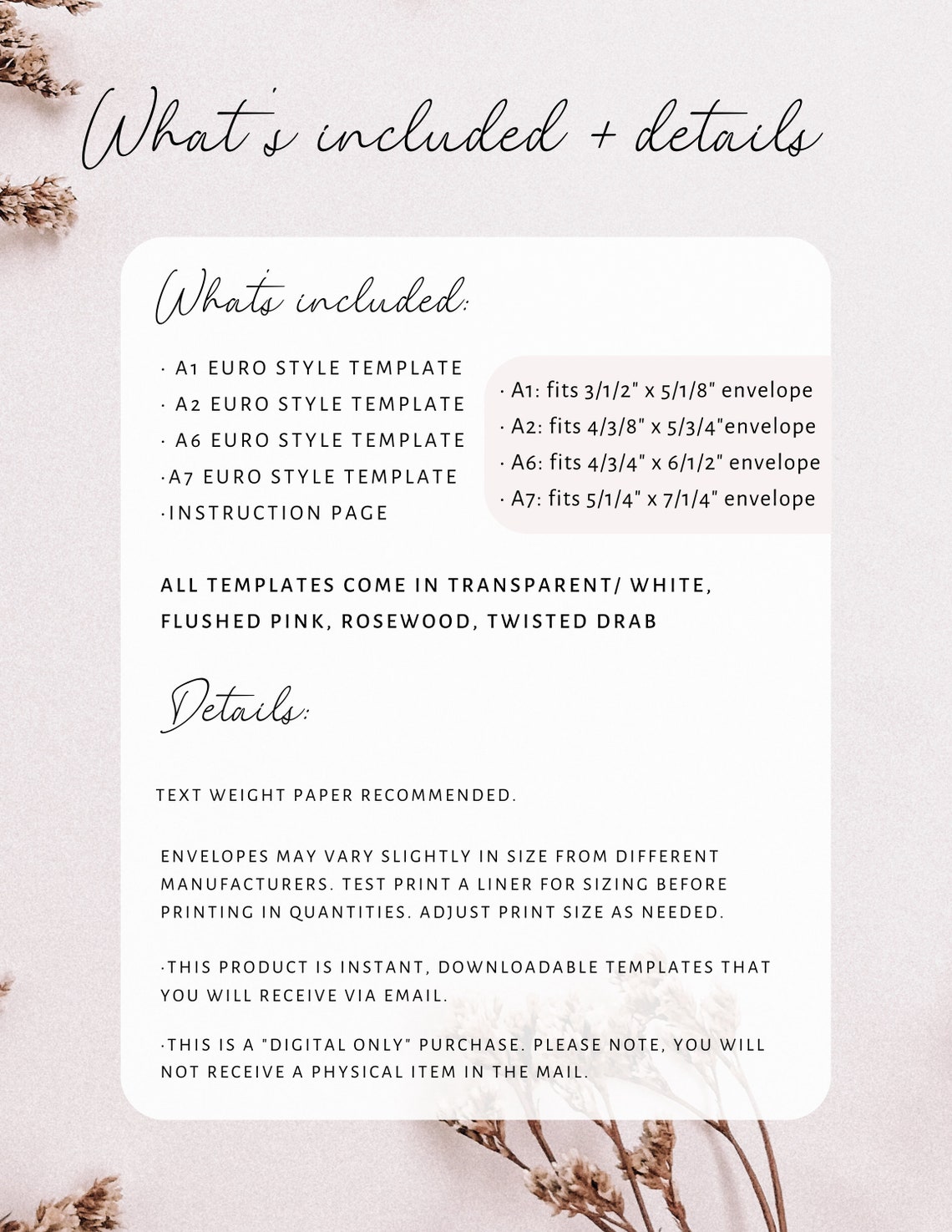 Envelope Liner Template, Printable Envelope Liner, Editable Envelope ...