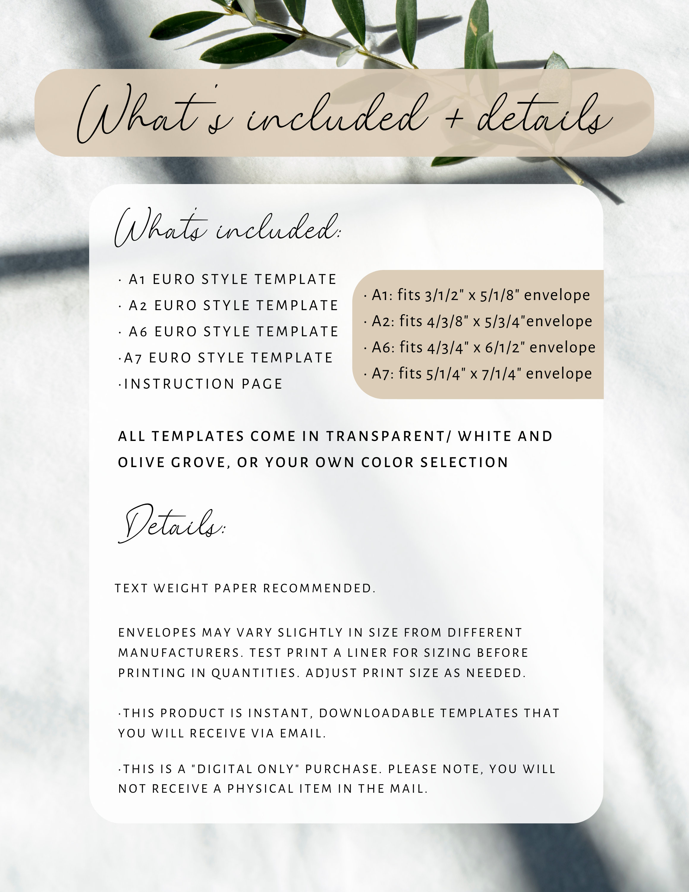 Envelope Liner Template, Printable Envelope Liner, Editable Envelope ...