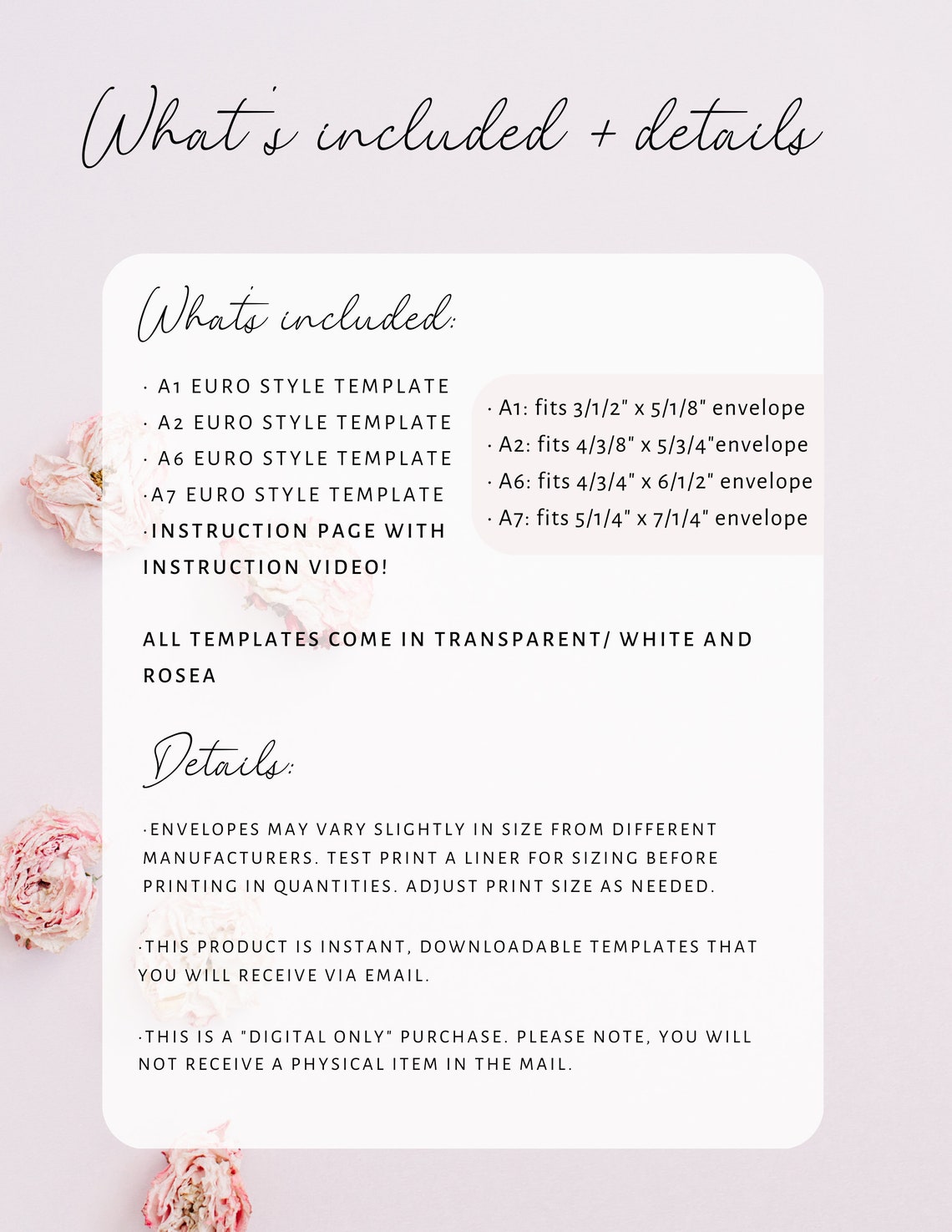 Envelope Liner Template, Printable Envelope Liner, Editable Envelope ...