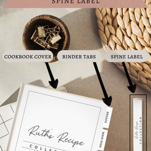 Cookbook Template, EXPANDED SET, Recipe Template, Recipe Book Template ...