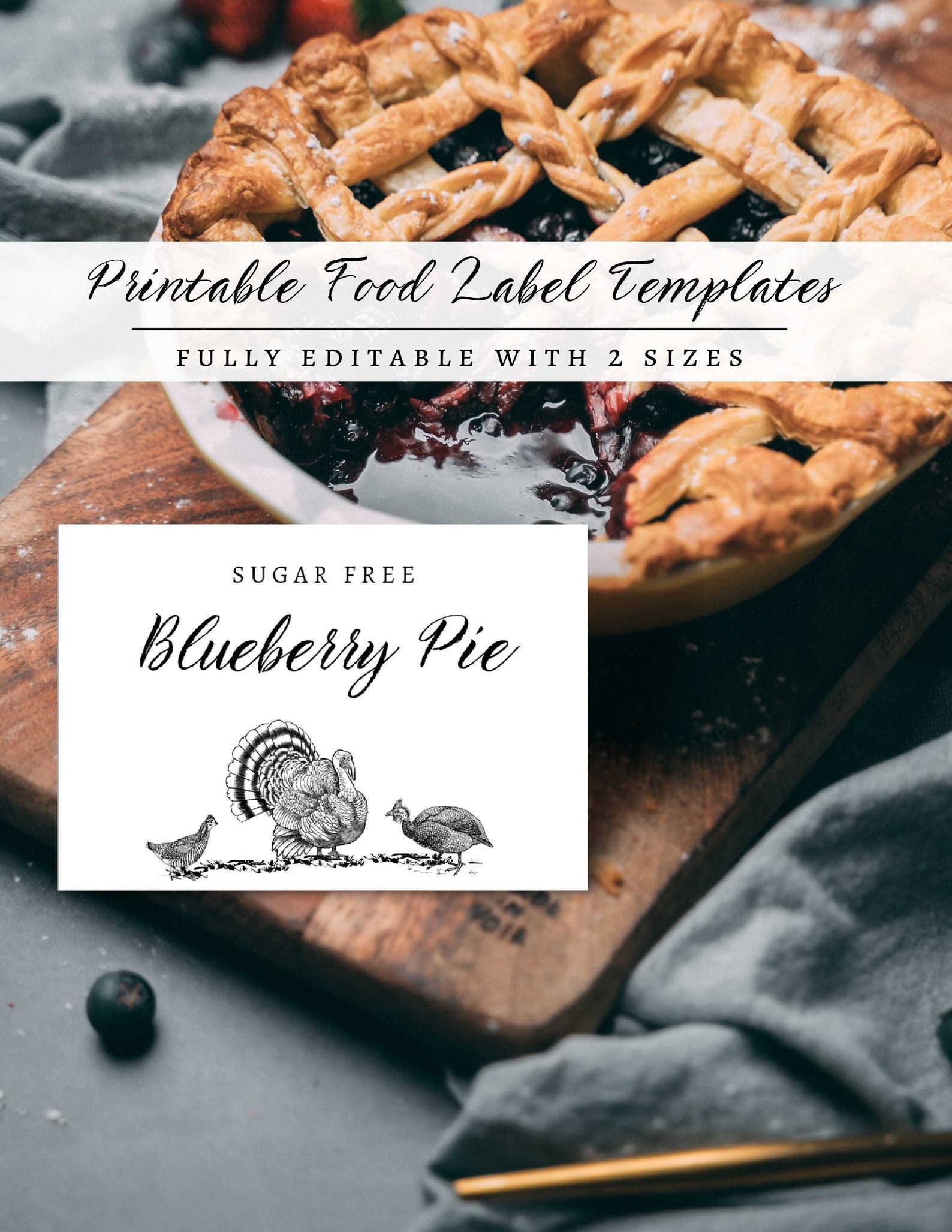 Thanksgiving Food Labels, Printable Thanksgiving Buffet Cards - Etsy