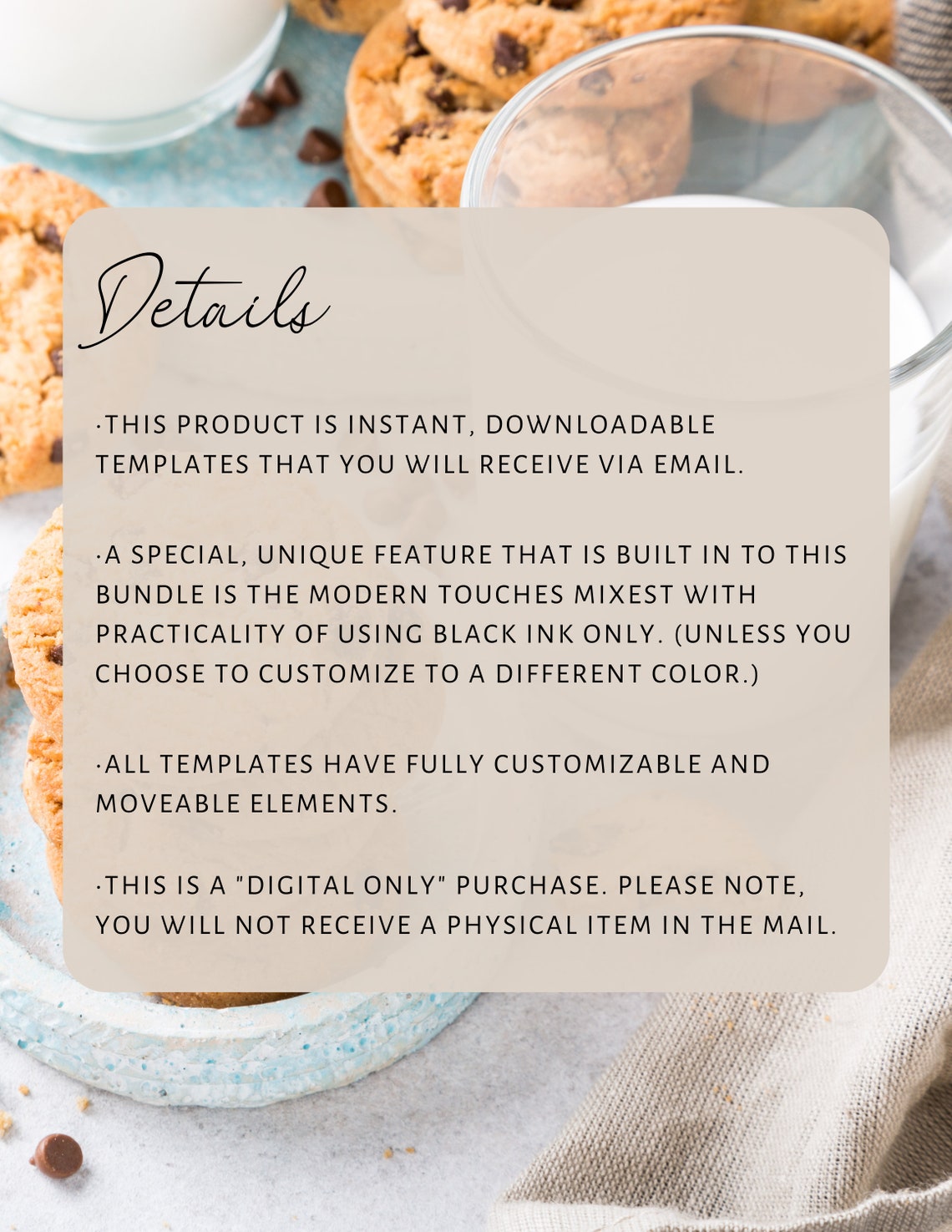 Recipe Template Editable Recipe Card Template Recipe Cards - Etsy