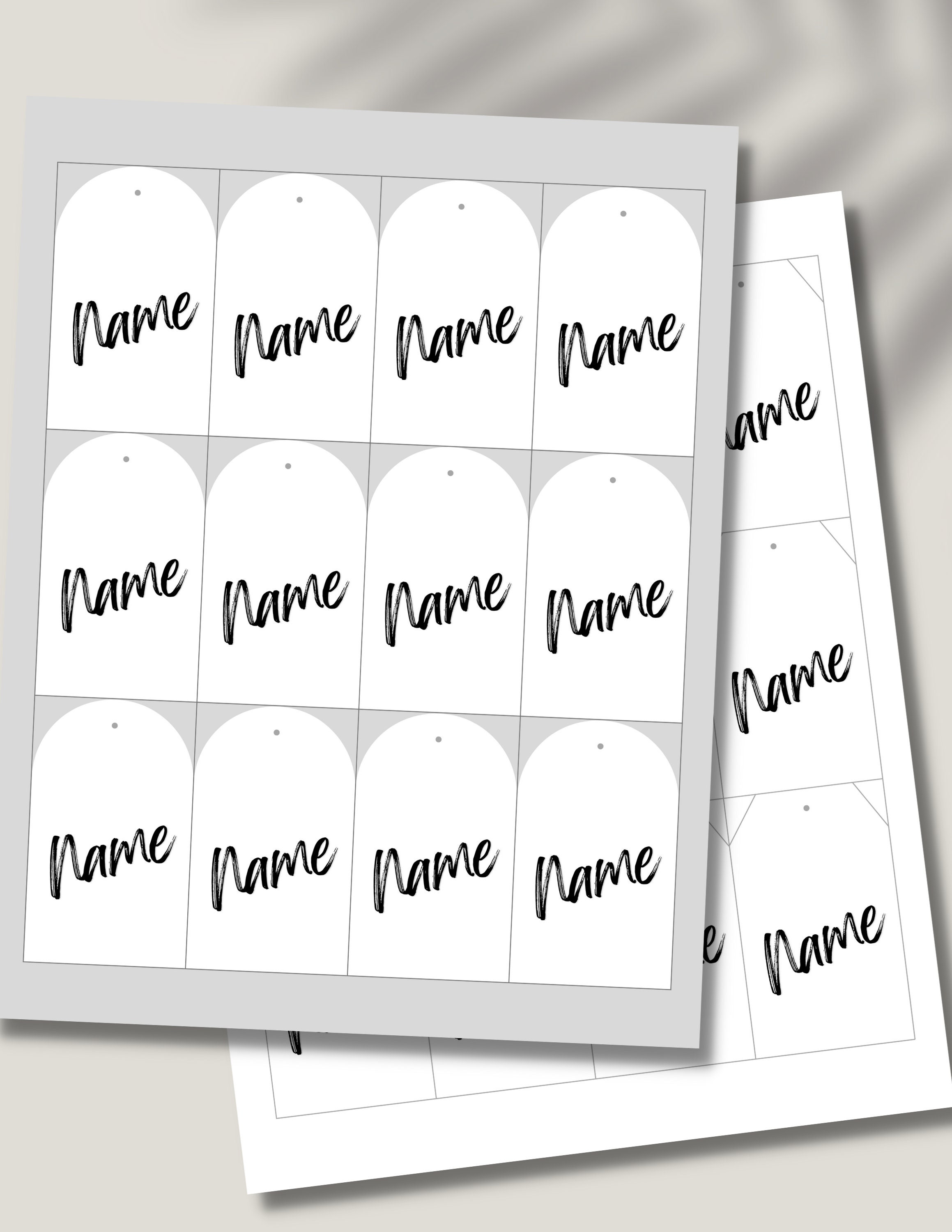 Printable Thanksgiving Place Card Tags, Thanksgiving Place Card ...