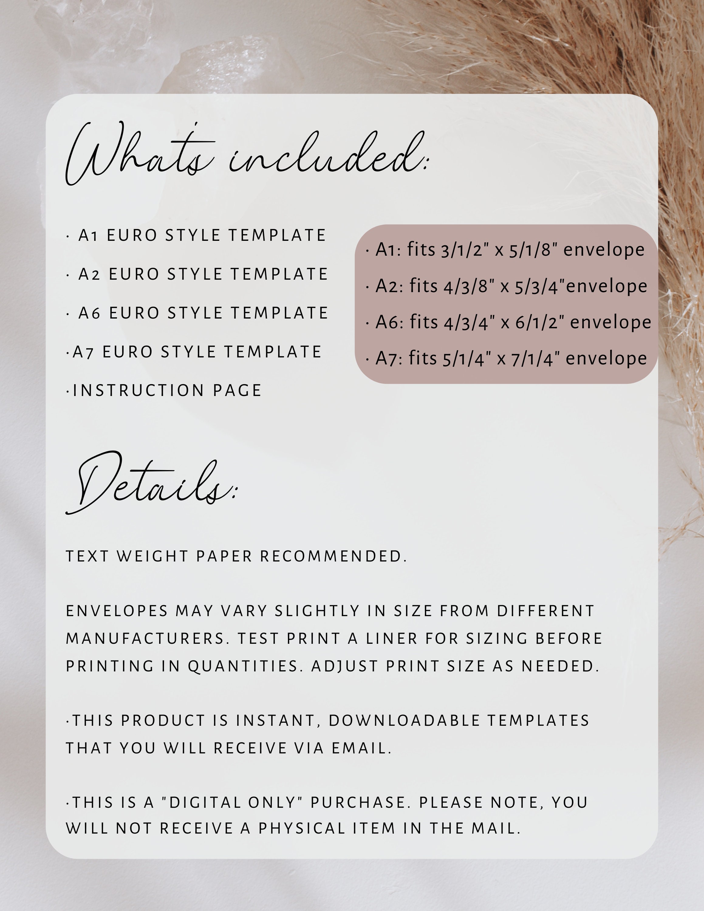Envelope Liner Template, Printable Envelope Liner, Editable Envelope ...