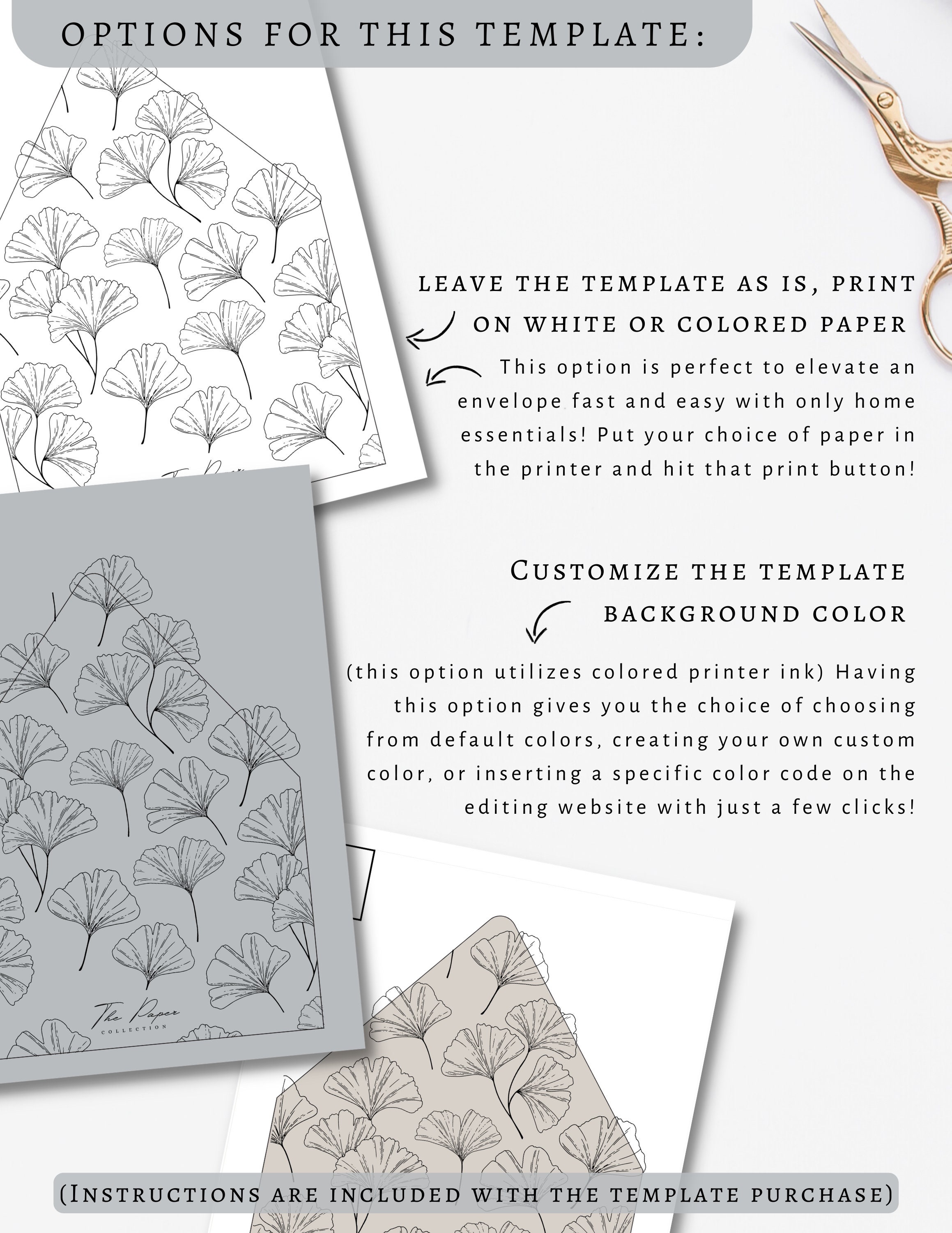 Envelope Liner Template, Printable Envelope Liner, Editable Envelope ...