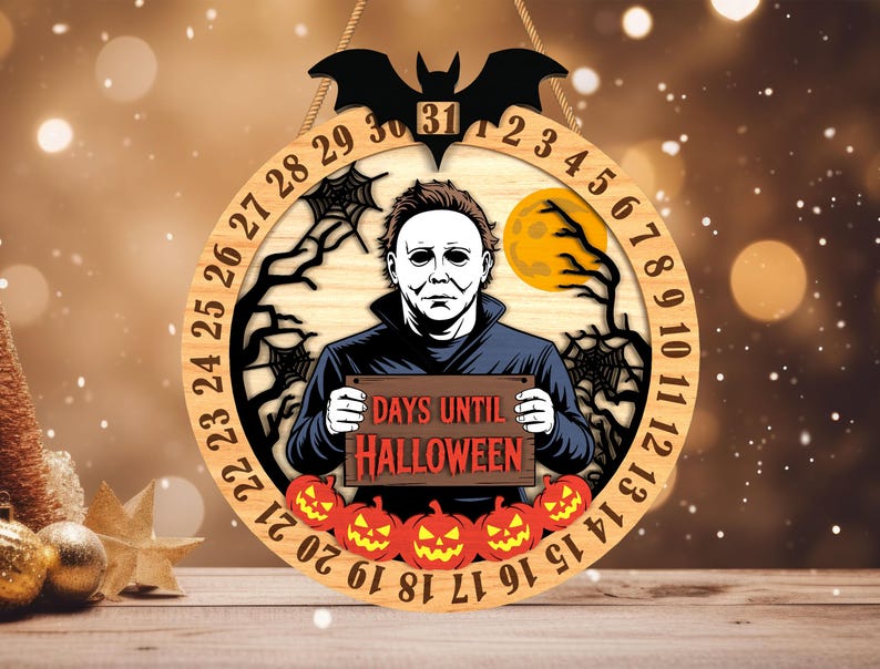 Horror Movies Countdown Calendar Svg, Happy Halloween Svg, Days Until ...