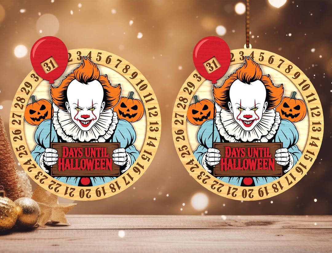 Horror Movie Countdown Calendar Svg, Happy Halloween Svg, Days Until ...