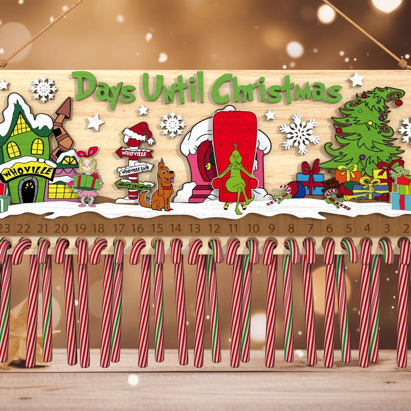 Grinch Countdown - Etsy