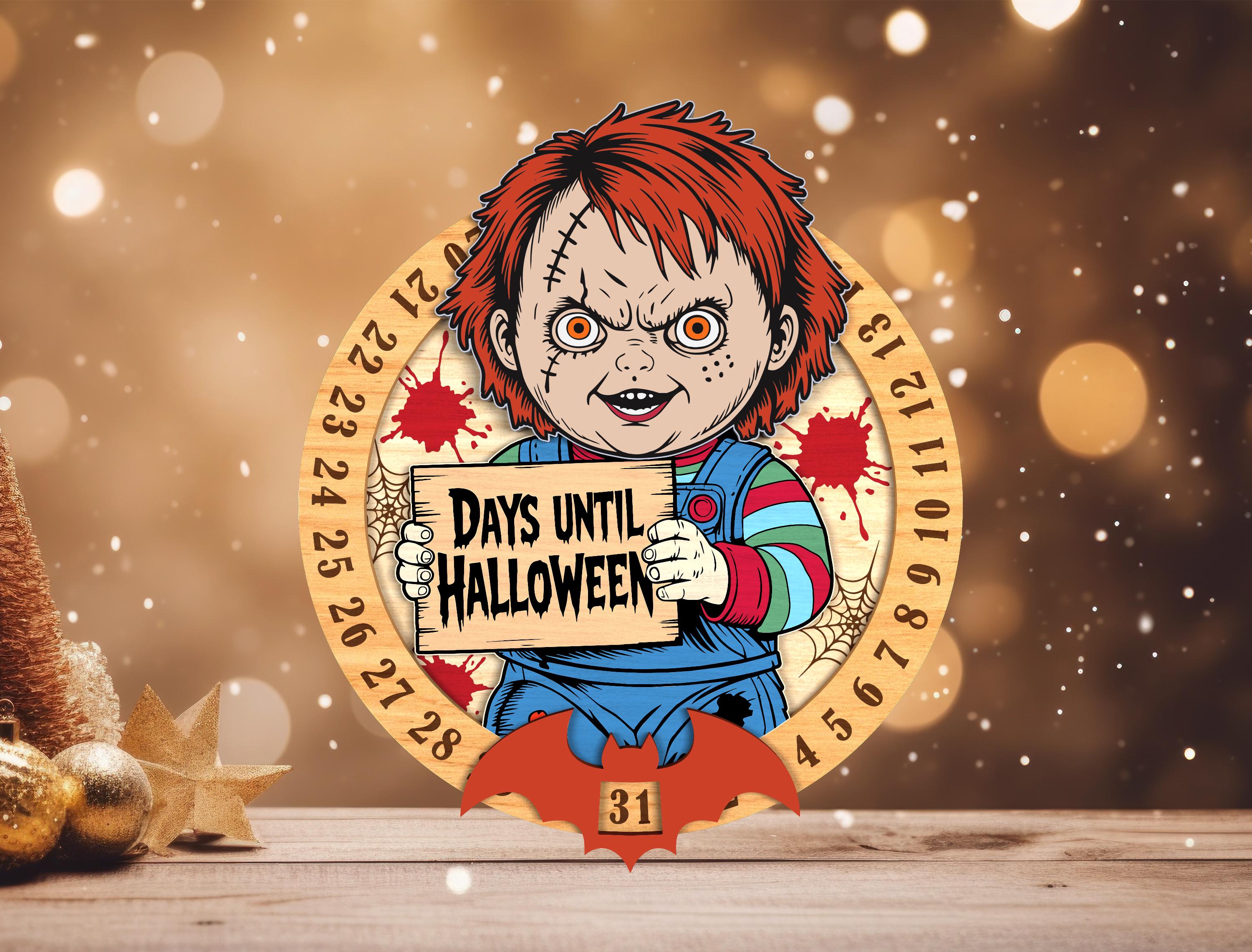 Horror Movies Countdown Calendar Svg, Happy Halloween Svg, Days Until ...