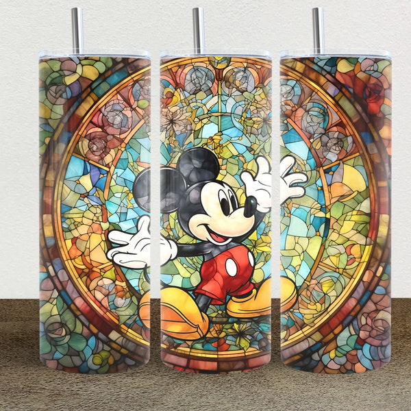 Mickey Mouse Stained Glass Template - Etsy