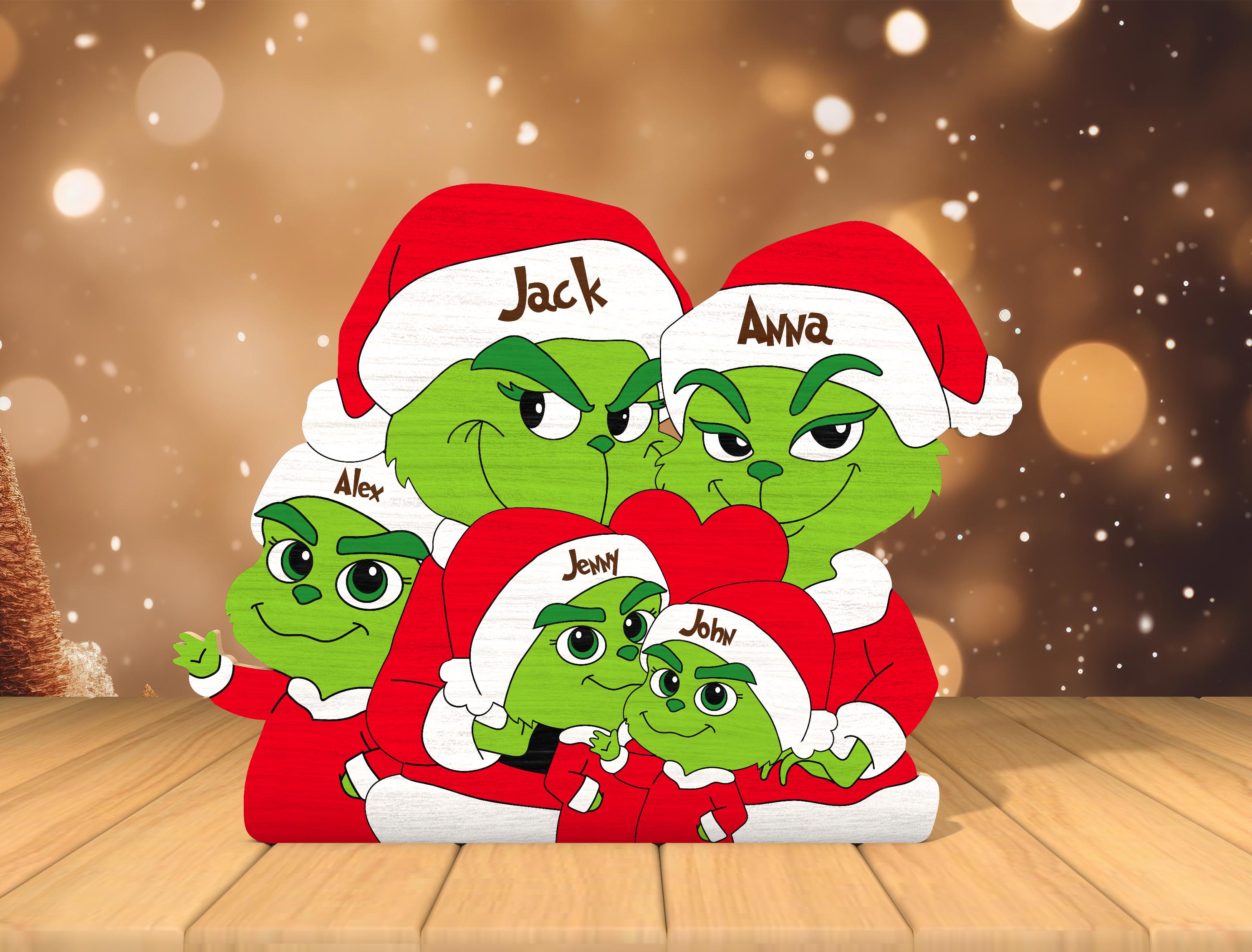 Personalized Cartoon Family Puzzle Pieces Svg, Custom Cartoon Family ...