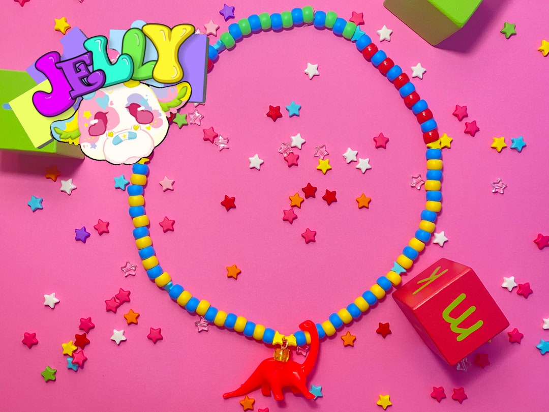 Decora/kidcore Dinosaur Brontosaurus Necklace - Etsy