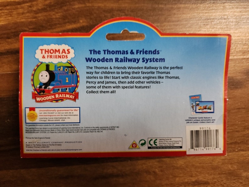 Thomas & Friends Wooden Learning Curve Collector Card - Etsy