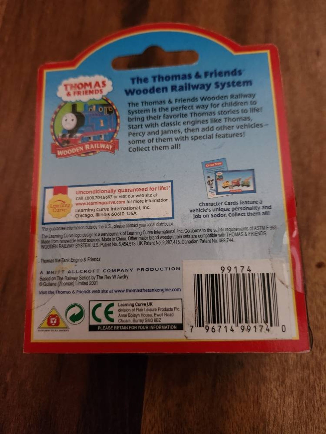 Thomas & Friends Wooden Railway Salty Diesel Engine LC99174 2001 New in ...