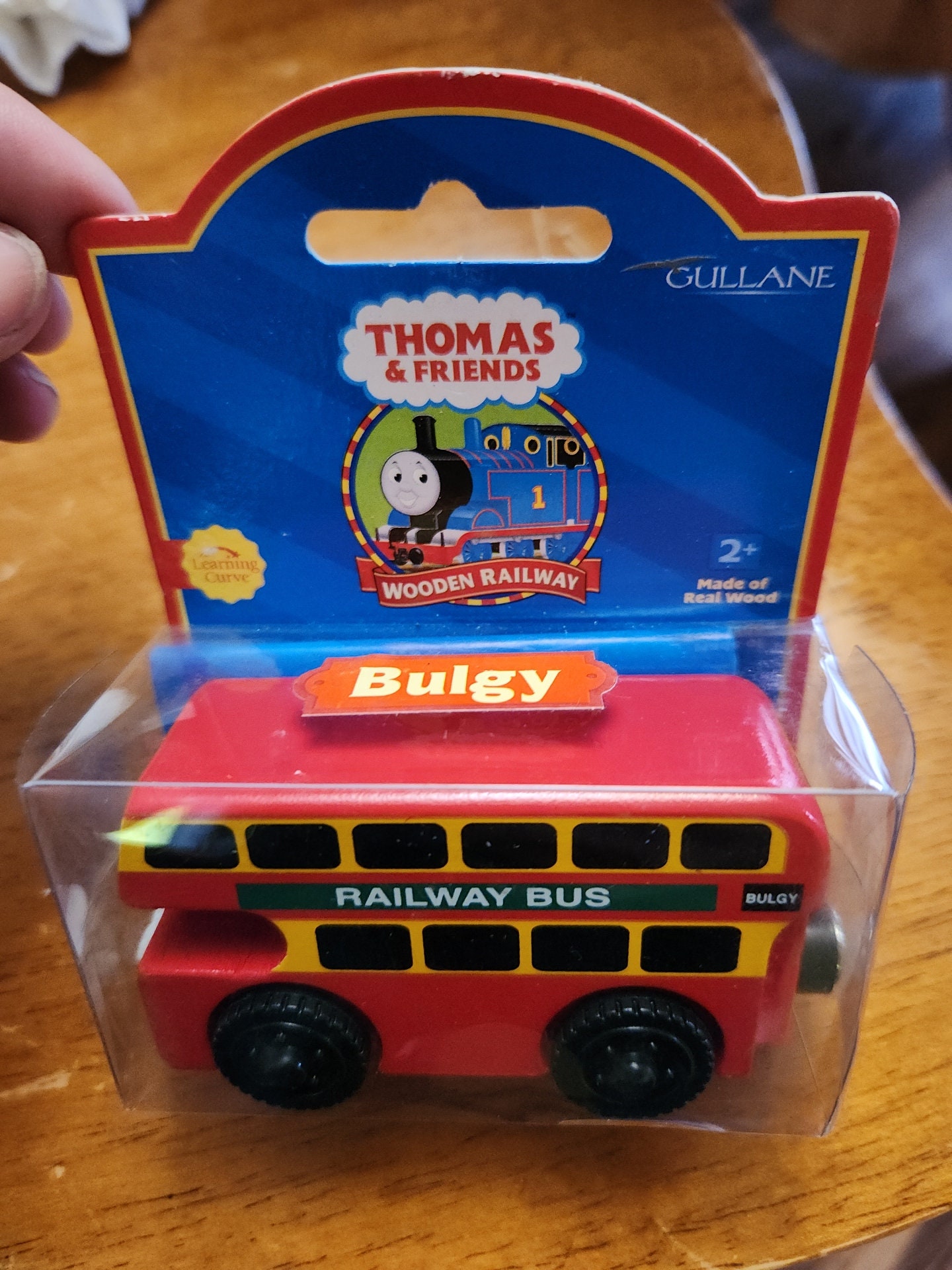 Thomas Friends Wooden Railway Learning Curve Bulgy Double Decker Bus ...