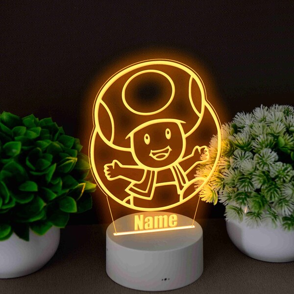 Glass Night Light - Etsy UK