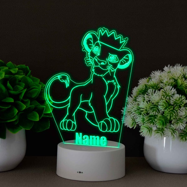 Lion Night Light - Etsy