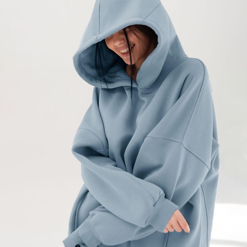 Patron de couture PDF sweat à capuche oversize 2XL-3XL - Modèle ...
