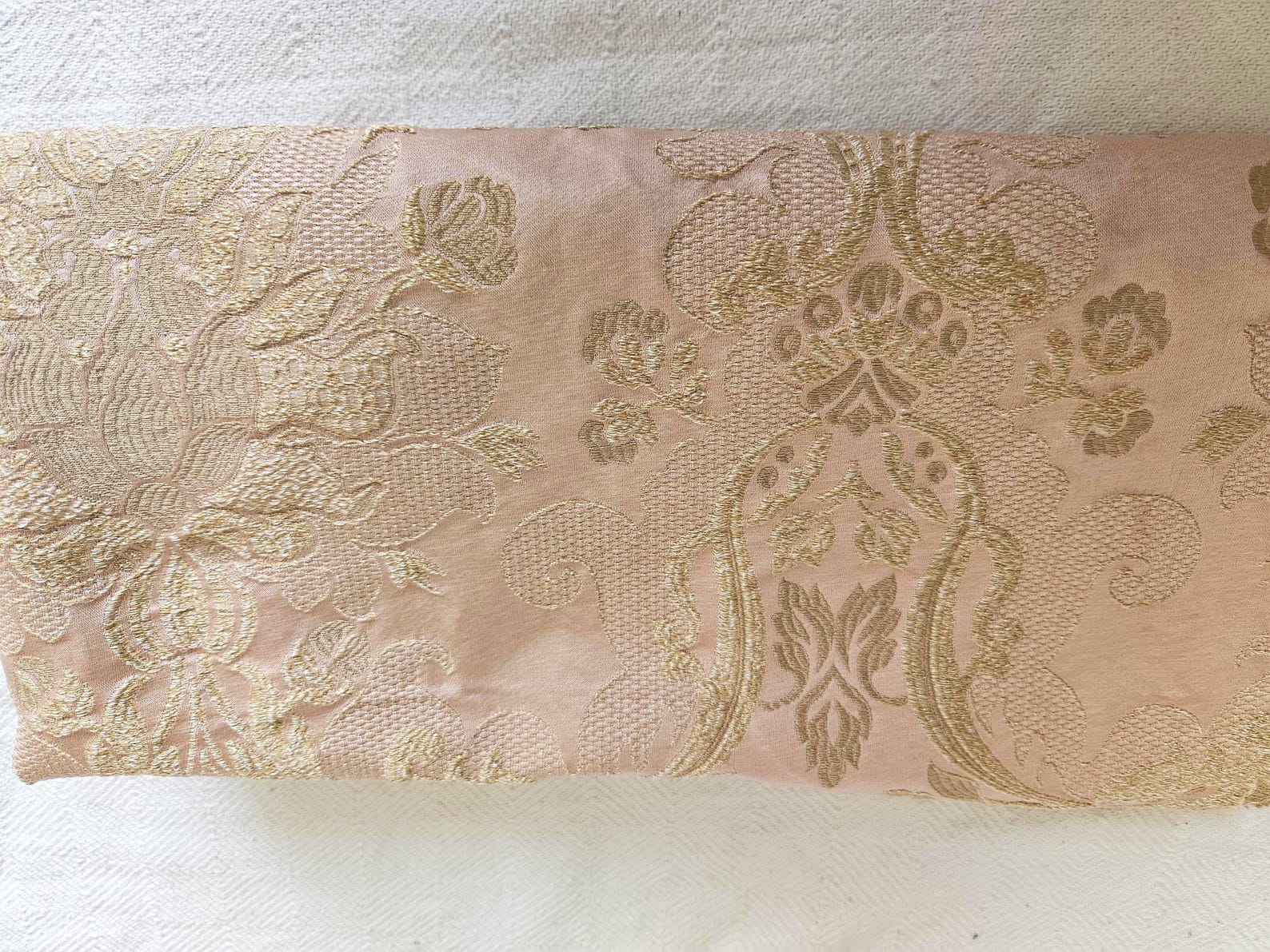 Pierre Frey Venetian Silk Lampas Fabric Remnant: Rialto Palazzo Rosa - Etsy