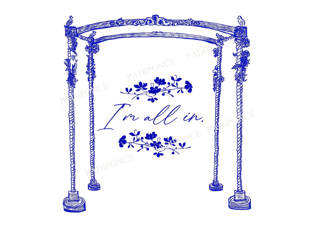 Gilmore Girls Printable Digital File, I'm All in Chuppah, Engagement ...