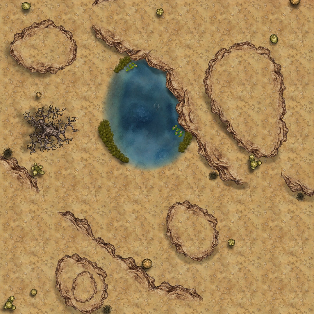 Dessert Battle Map Dnd Battle Map D&D Battlemap Dungeons - Etsy Canada