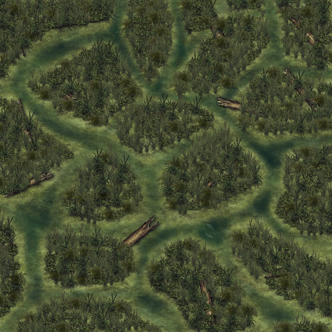 Swamp Battle Map Dnd Battle Map D&D Battlemap Dungeons and - Etsy Norway