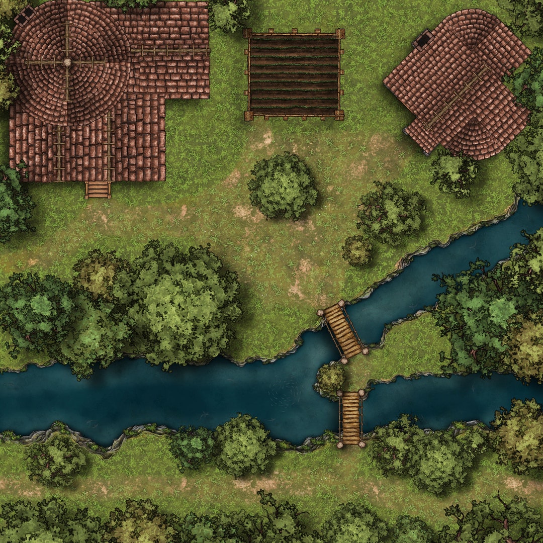 Farm Battle Map Dnd Battle Map D&D Battlemap Dungeons and - Etsy Australia