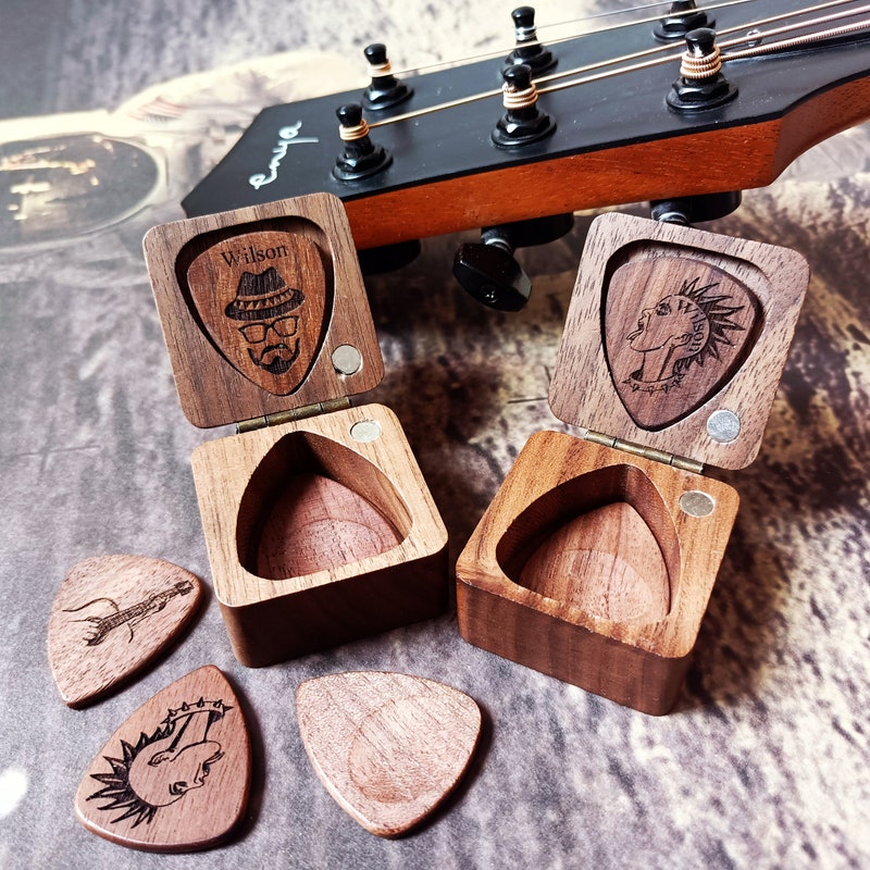 Guitar Pick Box - Etsy