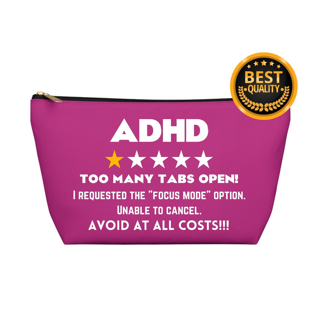 ADHD Pouch Focus Essentials Organizer - Etsy