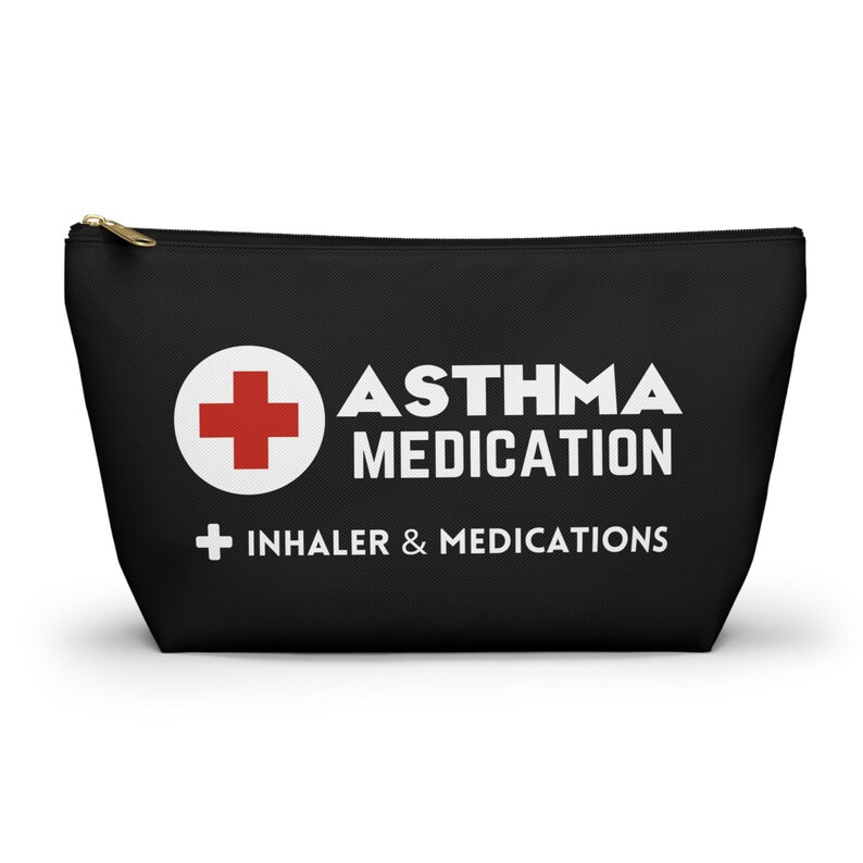 Asthma Medication Pouch , Inhaler & Meds Bag , Emergency Asthma Kit ...