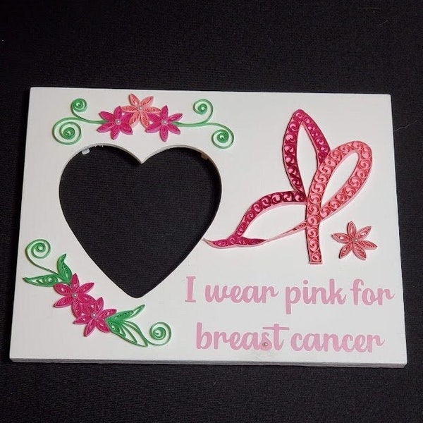 Breast Cancer Awareness Picture Frame - Etsy