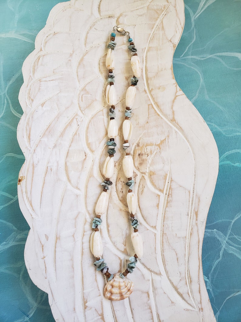 Imperial Venus and Olive Shell Surfers Necklace - Etsy