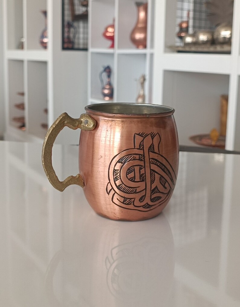 Copper Mug Handcrafted, Unique Gift Ideas, Gift for Him, Anniversary ...