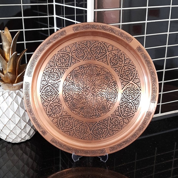 Large Copper Tray - Etsy
