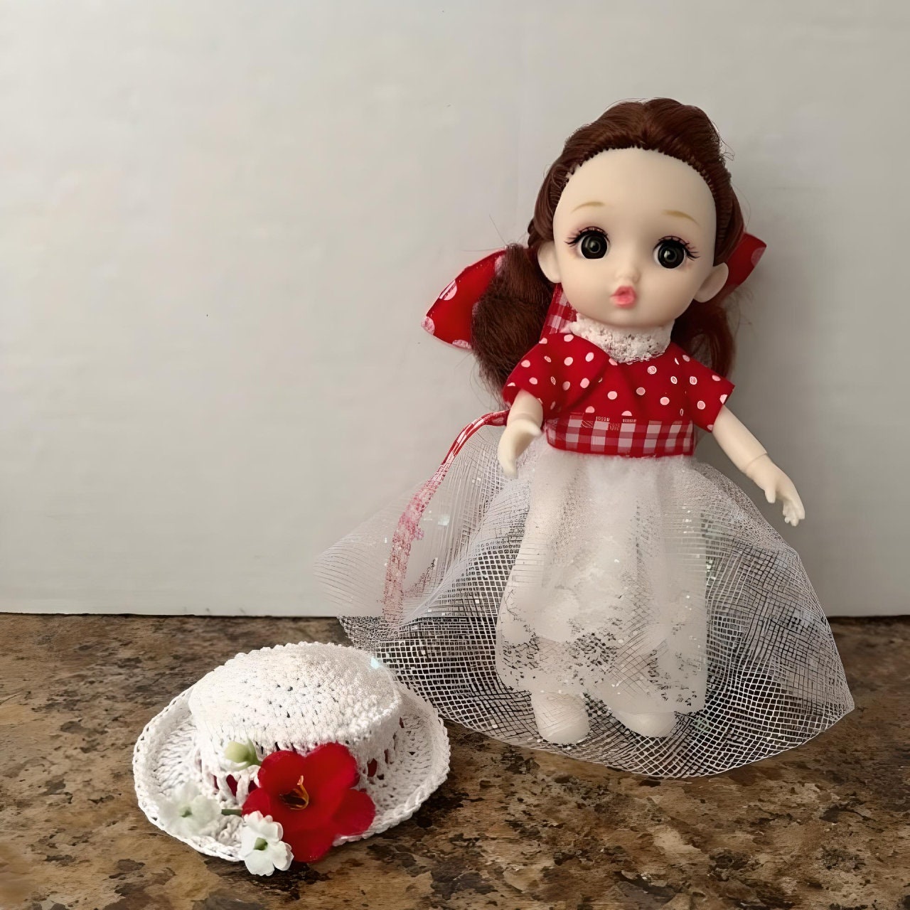 Handmade Miniature Doll elegance Unique Doll Gift - Etsy