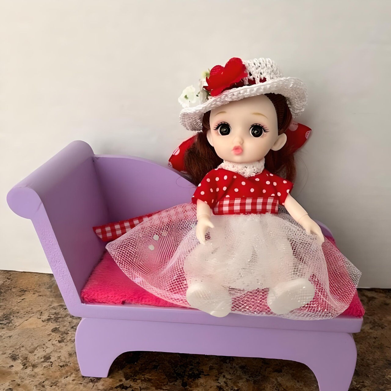 Handmade Miniature Doll elegance Unique Doll Gift - Etsy