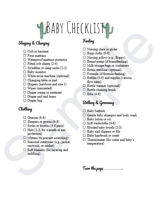Prepare Like a Pro | Complete Newborn Essentials Checklist for Moms-to ...