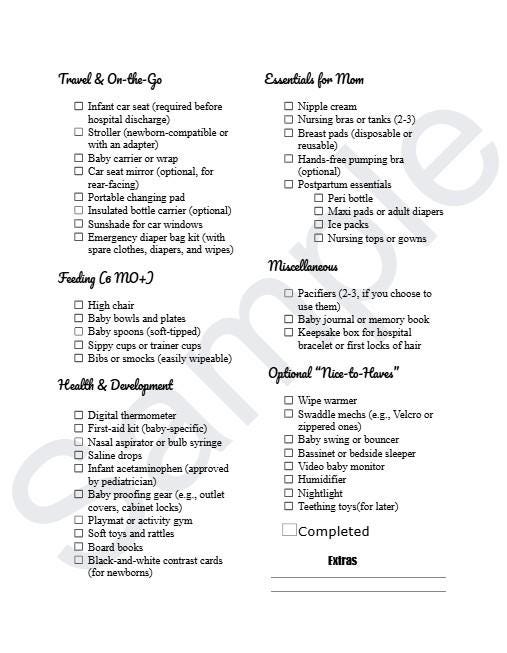 Prepare Like a Pro: Complete Newborn Essentials Checklist for Moms-to ...