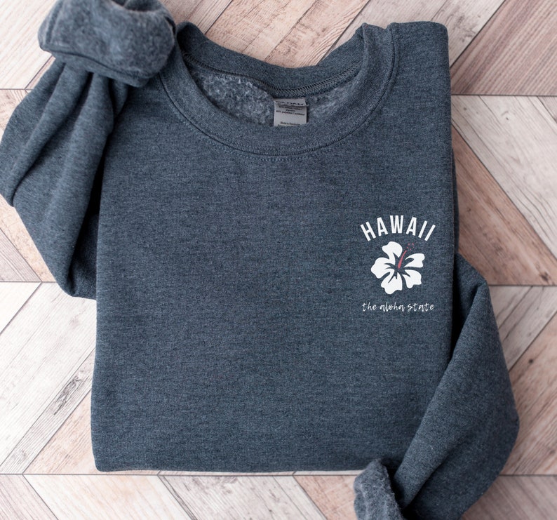 Hawaii Sweatshirt Hawaii Crewneck, Beach Sweatshirt, Hawaii Hoodie ...