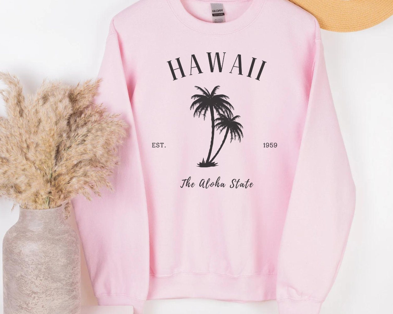 Hawaii Sweatshirt Hawaii Crewneck, Beach Sweatshirt, Hawaii Hoodie ...